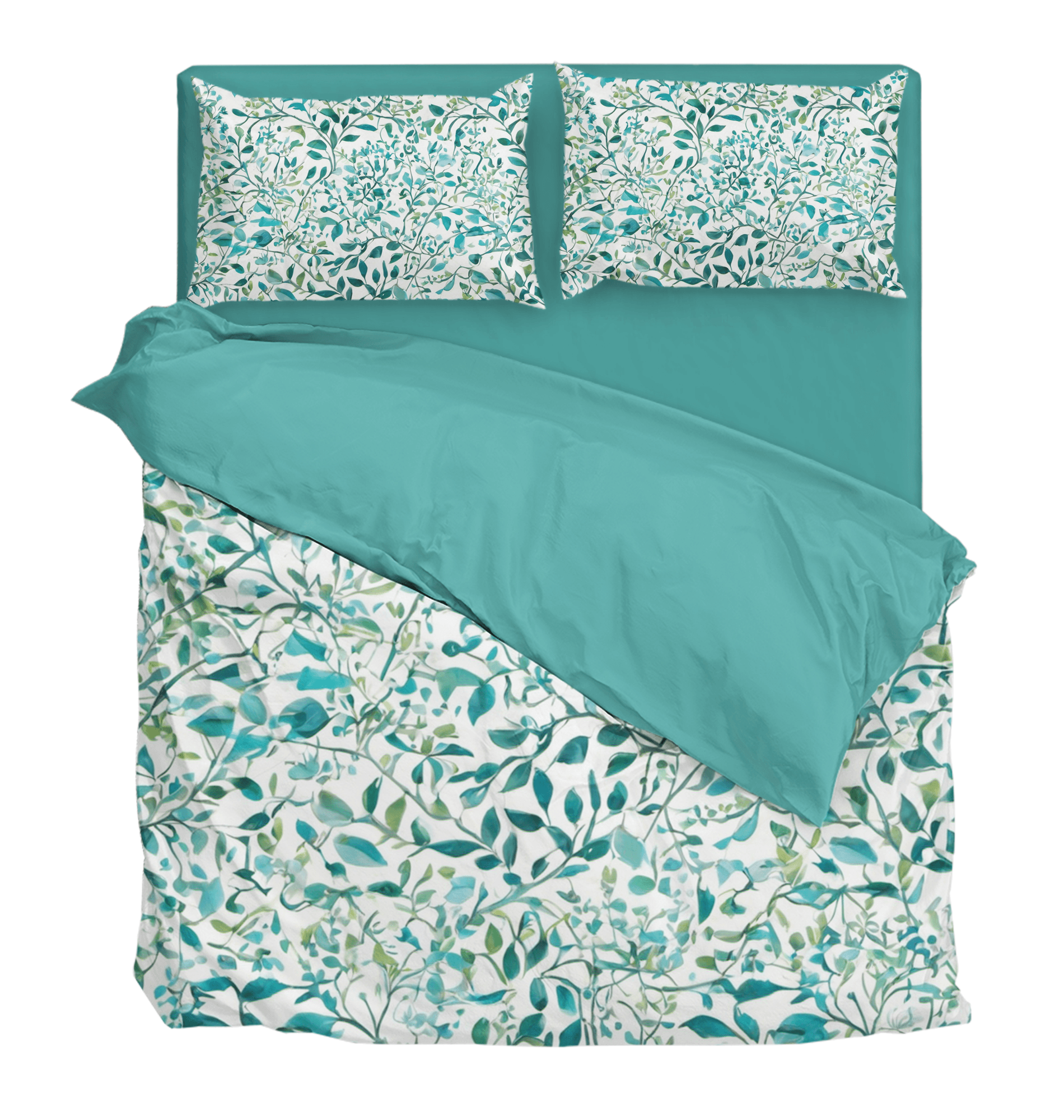 Summer and Spring Leaf Pattern Comforter & Sheet Custom Bedding Sets ...